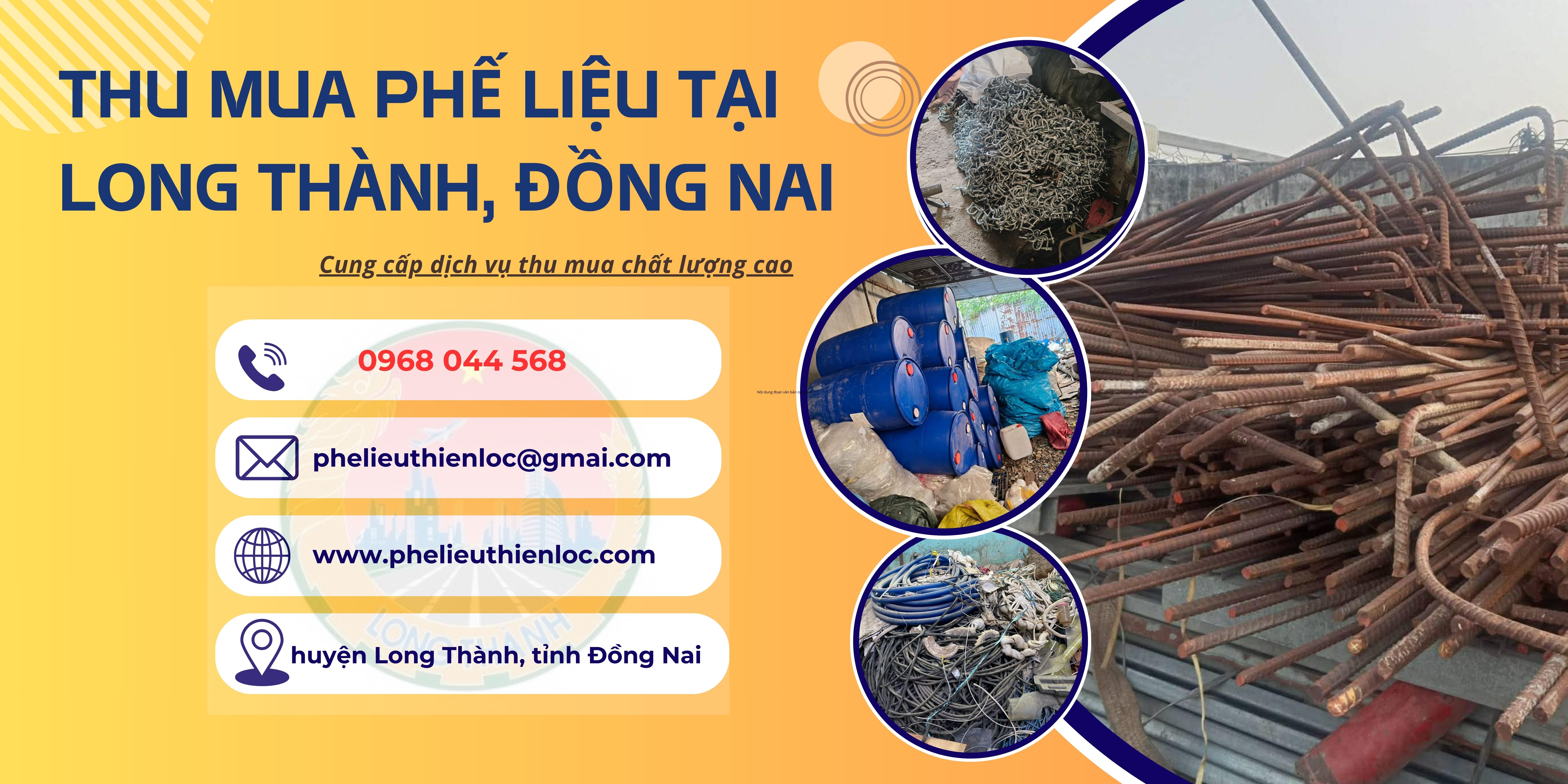 Thu mua phế liệu Long Thành - Đồng Nai - Tặng ngay 1 chỉ vàng 9999